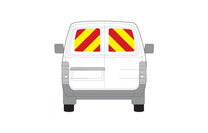 Toyota Hiace Double Door Back Panels 1996-2004 High Intensity Magnetic ...