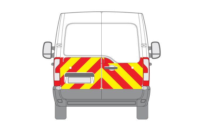 Nissan Interstar Double Door Half Back 2022-2025 High Intensity ...