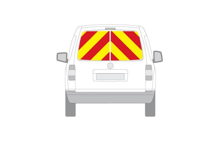 Volkswagen Caddy Tailgate Back Panels 2004-2016 High Intensity Standard ...
